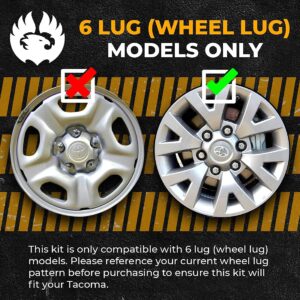 TORCH 3" Front Leveling Lift Kit for 1995-2004 Toyota Tacoma 2WD 4WD TRD SR5 - Models with 6 Lugs (wheel lug) ONLY