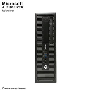 HP EliteDesk 800 G1 Desktop, Intel Core i7 4770 3.4Ghz, 8GB DDR3 RAM, 256GB SSD Hard Drive, USB 3.0, DVDRW, Windows 10 Pro (Renewed)