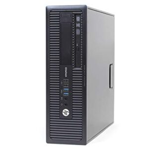 HP EliteDesk 800 G1 Desktop, Intel Core i7 4770 3.4Ghz, 16GB DDR3 RAM, 256GB SSD Hard Drive, USB 3.0, DVDRW, Windows 10 (Renewed)