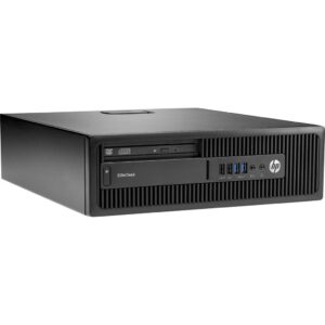 HP EliteDesk 800 G1 SFF High Performance Business Desktop Computer, Intel Quad Core i5-4590 up to 3.7GHz, 8GB RAM, 1TB HDD, 256GB SSD (boot), DVD, WiFi, Windows 10 Professional (Renewed)