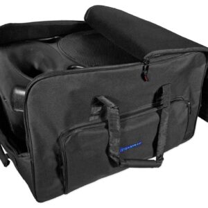 Rockville Rolling Travel Bag for Most 15" DJ PA Speakers w/Handle+Wheels (SB15)