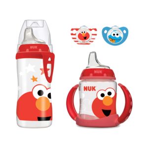 nuk sesame street transition bundle , 4 piece set