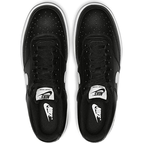 Nike Men's Court Vision Low Sneaker, Black/White-Photon Dust, 9 Regular US