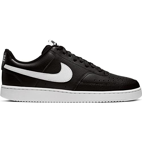 Nike Men's Court Vision Low Sneaker, Black/White-Photon Dust, 9 Regular US