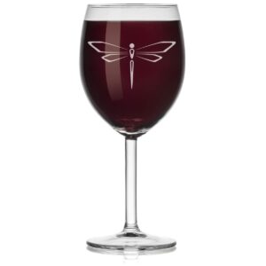 wine glass dragonfly (stemmed, 10oz)