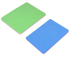 2 pcs fondant foam pad 5 holes silicone sponge mat paste/sugar flower/gum/chocolate/clay modelling tools drying tray by eorta for sugarcraft, cake decoration, handmade, diy, random color