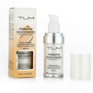 30ml TLM Flawless Color Changing Liquid Foundation Makeup Change To Your Skin Tone By Just Blending