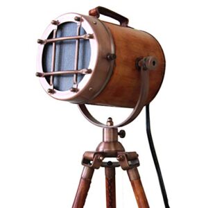 collectiblesBuy Marine Vintage Low Floor Lamp Antique Studio Model Searchlight with Tripod