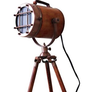 collectiblesBuy Marine Vintage Low Floor Lamp Antique Studio Model Searchlight with Tripod