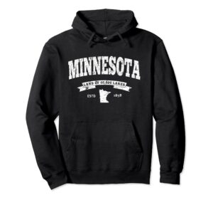 minnesota hoodie. vintage minnesota sweatshirt retro mn