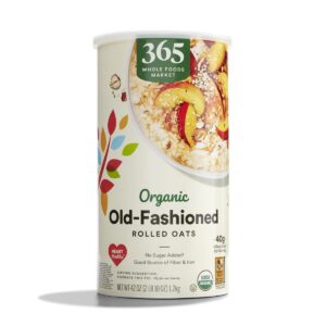 365 by whole foods market, organic old-fashioned rolled oats, 42 ounce