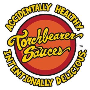 Torchbearer Sauces Garlic Reaper Sauce, 5 ounces - Carolina Reaper Peppers - All Natural, Vegan, Extract-Free, Made in USA and Featured on Hot Ones