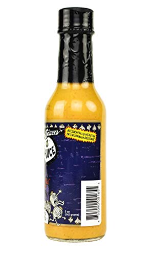 Torchbearer Sauces Garlic Reaper Sauce, 5 ounces - Carolina Reaper Peppers - All Natural, Vegan, Extract-Free, Made in USA and Featured on Hot Ones