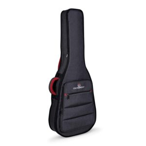 crossrock 10mm padded backpack style dreadnought guitar bag (crsg107ddg)