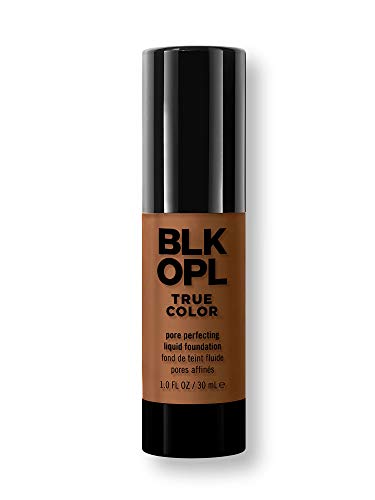 BLK/OPL TRUE COLOR Pore Perfecting Liquid Foundation, Warm Almond — enriched with Vitamins C & E, paraben-free, fragrance-free, cruelty-free