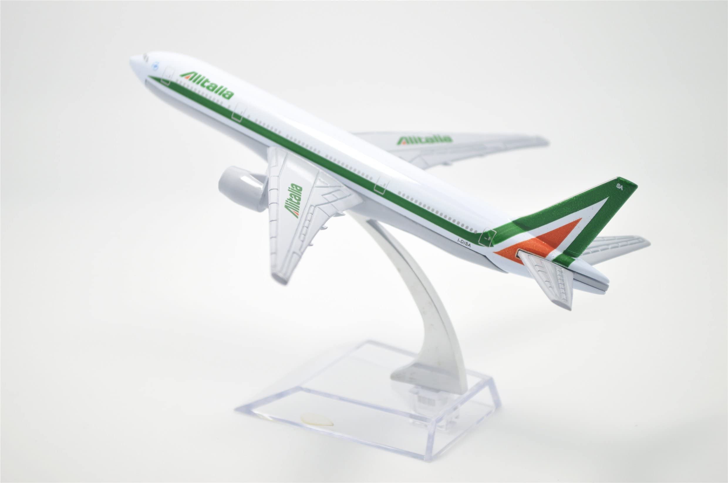 TANG DYNASTY(TM 1:400 16cm B777-200 Alitalia Metal Airplane Model Plane Toy Plane Model