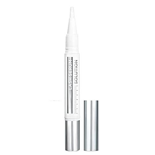 L'Oreal Paris Makeup Lash Serum Solution, Denser Thicker-Looking Lash Fringe in 4 Weeks, Formulated with Lash Caring Complex containing Hyaluronic Acid, 0.05 fl; oz.