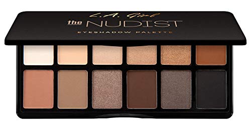 L.A. Girl Fanatic Eyeshadow Palette, The Nudist, 0.035 Oz., Powder