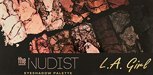 L.A. Girl Fanatic Eyeshadow Palette, The Nudist, 0.035 Oz., Powder