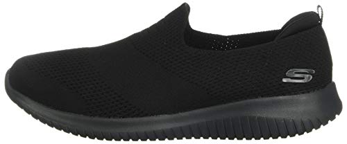 Skechers womens Sneaker,Black,8 M US