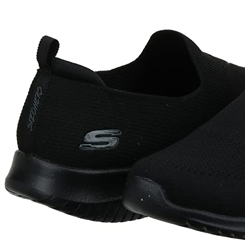 Skechers womens Sneaker,Black,8 M US