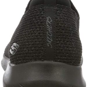 Skechers womens Sneaker,Black,8 M US