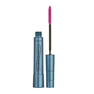 l'oreal paris makeup telescopic original lengthening, lash separating mascara with dual precision brush, waterproof, black, 0.27 fl oz., 1 count