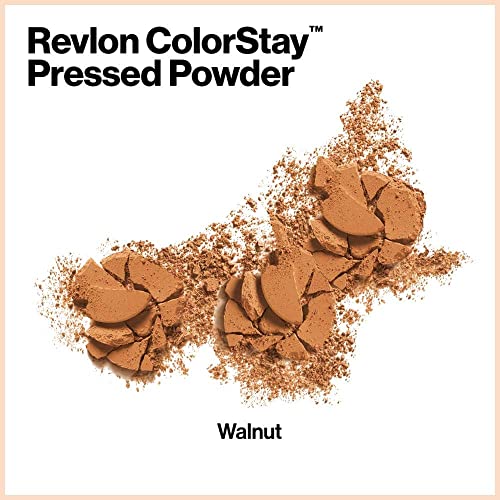 Revlon Powder Foundation, ColorStay Face Makeup, Longwearing, Oil Free-Fragrance Free, Noncomedogenic, Natural Ochre (290)