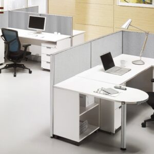 GOF Office Partition Single Full Fabric Panel (L-Post 72" h)