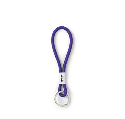 Pantone Copenhagen Design Key Chain S, short key hanger, nylon, Ultra Violet 18-3838 (COY)