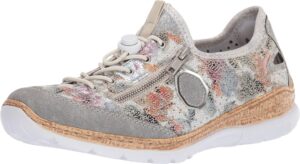 rieker n42v1-40 cement/white/multi/argento eu 41 (us women's 9.5) m