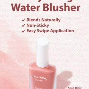 A'PIEU JUICY-PANG WATER BLUSHER (PK03 - Guava Pearl) Korean liquid blush for cheeks k beauty makeup