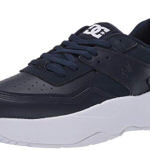 DC Women's E.TRIBEKA Platform Skate Shoe, Navy, 11 M US