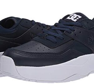 DC Women's E.TRIBEKA Platform Skate Shoe, Navy, 11 M US