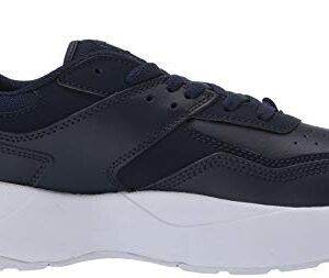 DC Women's E.TRIBEKA Platform Skate Shoe, Navy, 11 M US