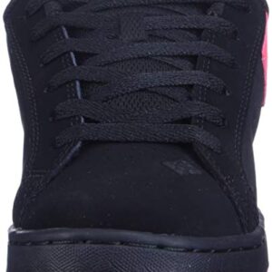 DC womens Court Graffik Skate Shoe, Black/Hot Pink, 8 US