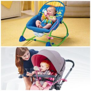 Baby Hands-Free Feeding Bottle Holder, can be rotated 360º, Used for Baby Stroller, Baby Crib, Feeding Support, can be Bent to The Desired Position