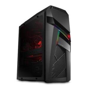 rog strix gl12 gaming desktop, overclocked 9th gen intel core i7-9700k, nvidia geforce rtx 2070 8gb, 16gb ddr4 ram, 512gb ssd + 1tb hdd, windows 10, black/grey - gl12cx-ds771