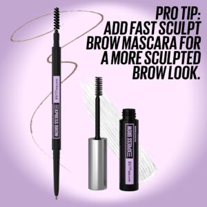 Maybelline New York Brow Ultra Slim Defining Eyebrow Pencil, Soft Brown, 0.003 oz.