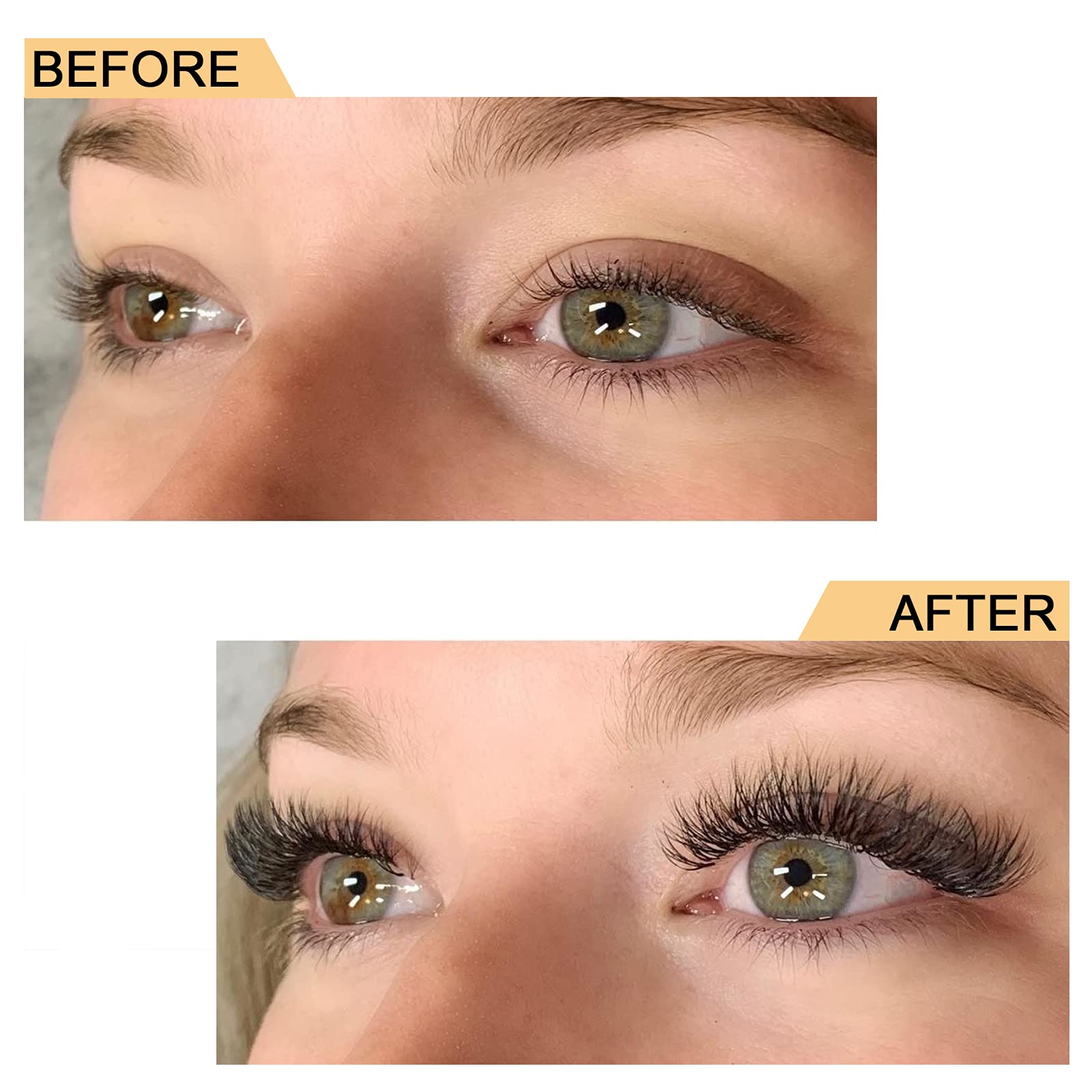 QUEWEL Volume Lash Extensions 5D 0.10mm D Curl Mix-8-15mm Short Stem Premade Fans Soft|Optinal 3D|4D|5D|6D|7D|8D 0.07/0.10mm C/D 8-20mm Mix-9-16mm 12-15mm 8-15mm|(5D 0.10D MIX8-15)