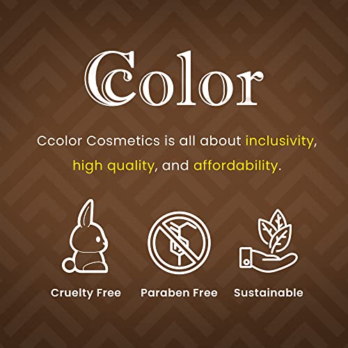 Ccolor Cosmetics - Matte Natural, 9-Color Eyeshadow Palette Matte Finish, Highly Pigmented Eye Shadow Makeup, Long-Wearing Eye Palette, Eye Makeup Kit with Easy-to-Blend Neutral Shades