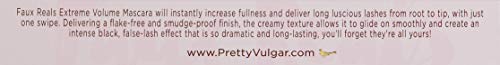 Pretty Vulgar - Faux Reals Extreme Volume Mascara, Clean & Cruelty-Free, Black