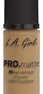 L.A. Girl Pro Matte Foundation, Medium Beige, 1 Fluid Ounce