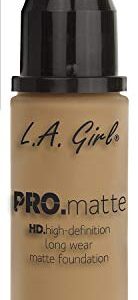 L.A. Girl Pro Matte Foundation, Medium Beige, 1 Fluid Ounce