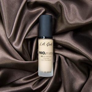 L.A. Girl Pro Matte Foundation, Medium Beige, 1 Fluid Ounce