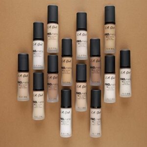 L.A. Girl Pro Matte Foundation, Medium Beige, 1 Fluid Ounce