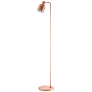 jonathan y jyl6113a brandon 57" metal task led floor lamp, contemporary, transitional, modern, minimalist, office, living room, dining room, bedroom, kitchen, foyer, hallway, copper