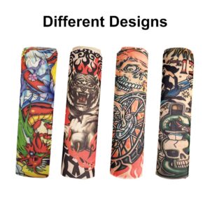 GTLZLZ Temporary Tattoo Sleeve for Kids - 10PCS Arts Fake Slip on Arm Sunscreen Sleeves,UV Sun Protection Cooling Arm Sleeves for Kid Child Baby