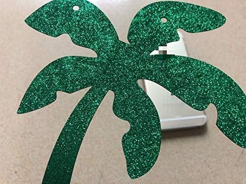 Gold Glitter Hawaii Beaches Banner Hawaii Beaches Coconut Tree Banner- Hawaii Luau Summer Beach Party Decoration Supplies