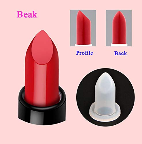 AKOAK 9 Pcs/Set Simple DIY Lipstick Mould,Creative and Lovely Various Shapes of Lipstick Making Mould for 12.1mm Lipstick Tube,Nail/Flower/Beak/Diamond